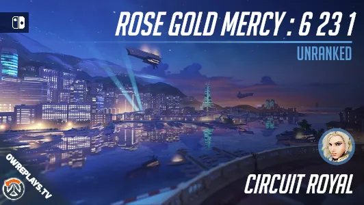Rose Gold Mercy : 6 23 1 | OWReplays — Share Overwatch Replay Codes