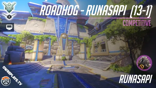 Roadhog - Runasapi (13-1) | OWReplays — Share Overwatch 2 Replay Codes