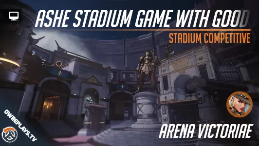 Ashe Stadium Game with good DPS Ana 2/7 | OWReplays — Share Overwatch ...