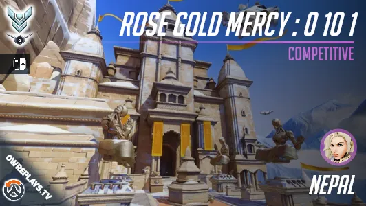 Rose Gold Mercy : 0 10 1 | OWReplays — Share Overwatch 2 Replay Codes