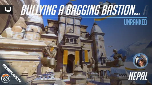 Bullying a bagging bastion... as ana | OWReplays — Share Overwatch 2 Replay Codes