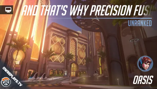 And that's why Precision Fusion is for against Zarya | OWReplays ...