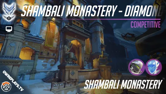 Shambali Monastery - Diamond - Genji, and Echo | OWReplays — Share ...