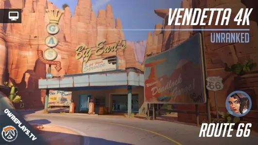 Vendetta 4K | OWReplays — Share Overwatch Replay Codes