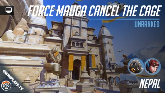 Force Mauga cancel the cage | OWReplays — Share Overwatch 2 Replay Codes