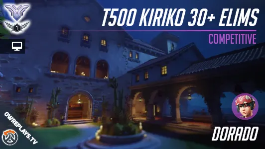 T500 Kiriko 30+ Elims | OWReplays — Share Overwatch 2 Replay Codes