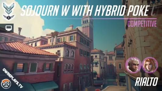 Sojourn W with Hybrid Poke Comp | OWReplays — Share Overwatch 2 Replay ...