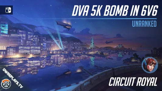 DVA 5k bomb in 6V6 | OWReplays — Share Overwatch Replay Codes