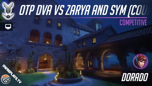 OTP Dva vs Zarya and Sym (counterwatch) | OWReplays — Share Overwatch 2 ...