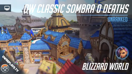 OW Classic Sombra 0 Deaths | OWReplays — Share Overwatch 2 Replay Codes