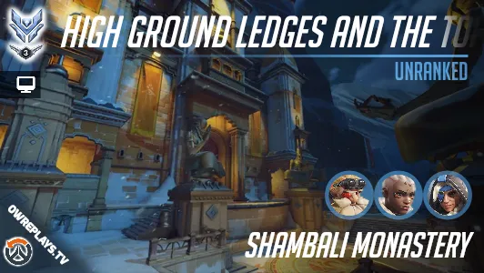 high ground ledges and the top of ramps to get clean shots | OWReplays ...