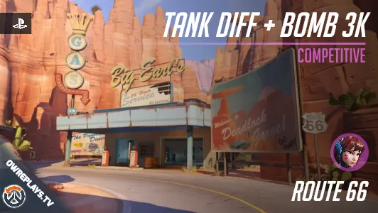 Tank Diff + Bomb 3k | OWReplays — Share Overwatch Replay Codes