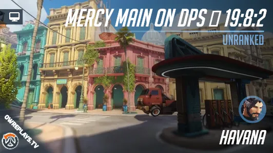 Mercy Main on DPS ♡ 19:8:2 | OWReplays — Share Overwatch 2 Replay Codes