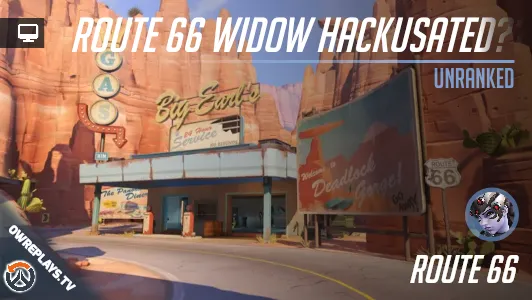 Route 66 widow hackusated??? | OWReplays — Share Overwatch 2 Replay Codes
