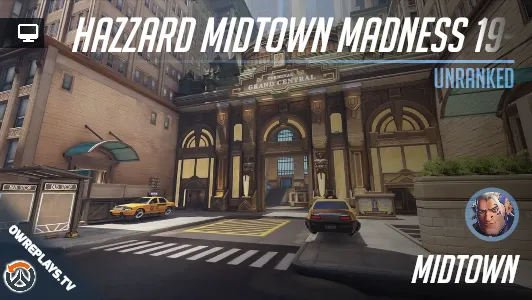 hazzard midtown madness 19-0 | OWReplays — Share Overwatch 2 Replay Codes