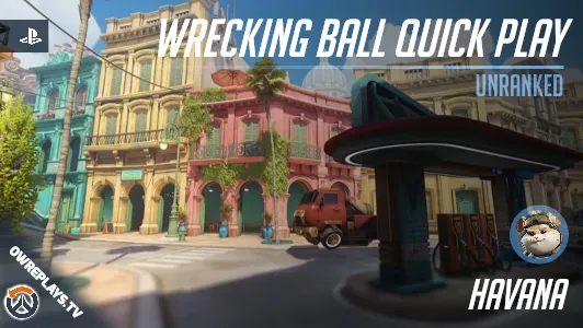 Wrecking Ball Quick Play | OWReplays — Share Overwatch 2 Replay Codes