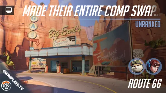 Made their entire comp swap... | OWReplays — Share Overwatch Replay Codes